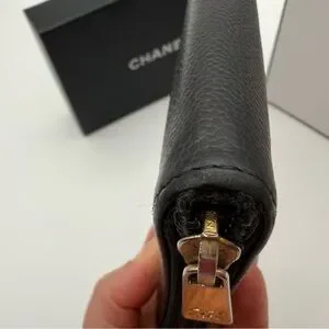 CHANEL | Bags | Chanel Caviar Large Timeless Cc Zip Around Wallet ...